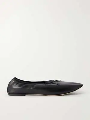 JAMIE HALLER The High Vamp Leather Ballet Flats - Black