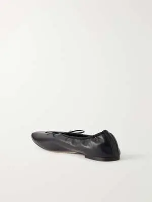 JAMIE HALLER The High Vamp Leather Ballet Flats