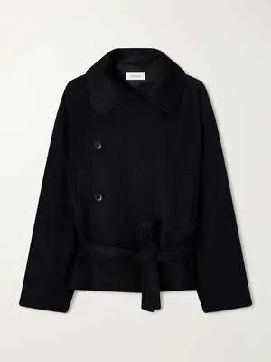LEMAIRE Belted Wool And Alpaca-blend Coat