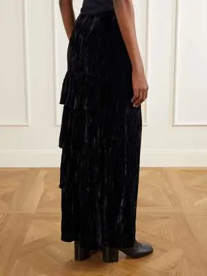Anna Sui Velvet Maxi Skirt