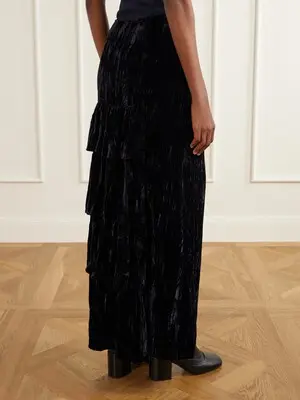 Anna Sui Velvet Maxi Skirt
