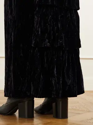 Anna Sui Velvet Maxi Skirt