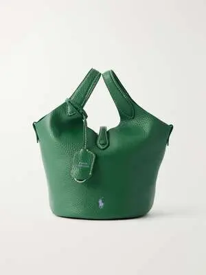 Polo Ralph Lauren Ply Small Leather Tote