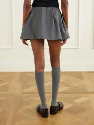 SHUSHU/TONG Wool-blend Mini Skirt