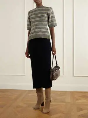 Tory Burch Roomy 70 Suede Knee Boots