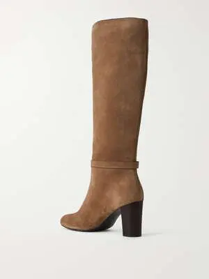 Tory Burch Roomy 70 Suede Knee Boots