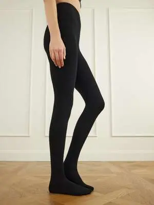 Nour Hammour Whit Wool And Cashmere-blend Tights