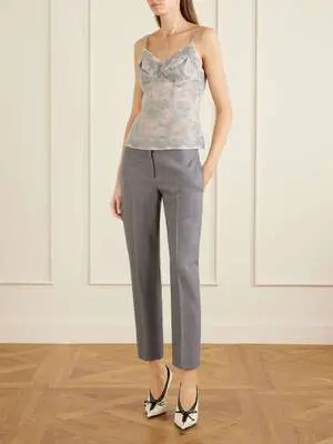 Alexander McQueen Wool Straight-leg Pants