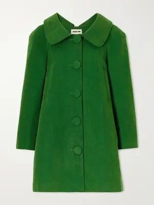 SHUSHU/TONG Cotton-twill Coat - Green