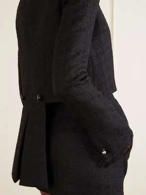 Alexander McQueen Wool And Mohair-blend Tweed Blazer
