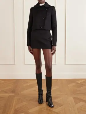 Alexander McQueen Wool And Mohair-blend Tweed Blazer