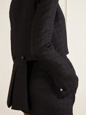 Alexander McQueen Wool And Mohair-blend Tweed Blazer