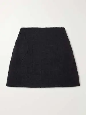 Alexander McQueen Wool And Mohair-blend Tweed Mini Skirt