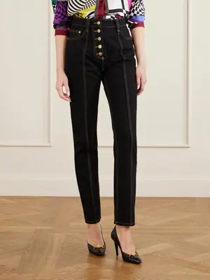 Versace Straight-leg Jeans - Black