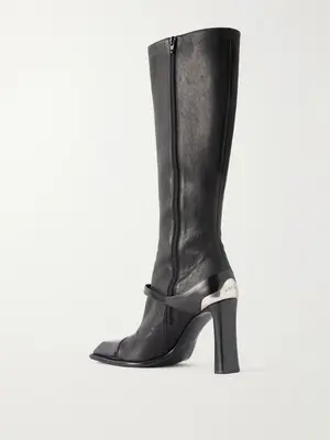 Alexander McQueen Niko Leather Boots