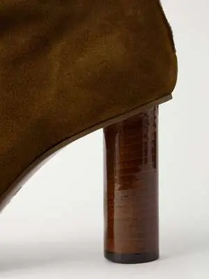Paris Texas Alice 85 Suede Ankle Boots