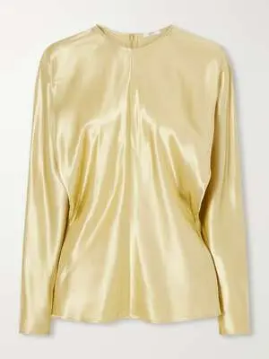FFORME Sylvie Satin Blouse - Gold