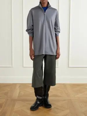 RIER Garment-dyed Cotton-twill Shorts