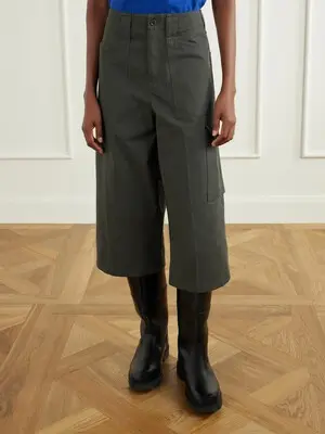 RIER Garment-dyed Cotton-twill Shorts