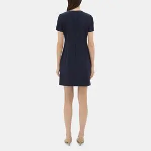 Theory Sheath Dress In Crepe
