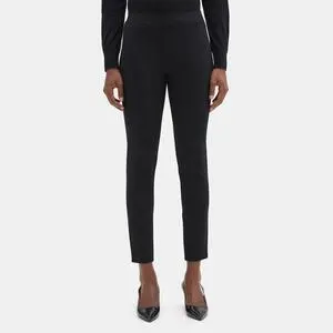 Theory Legging In Stretch Knit Ponte - Black