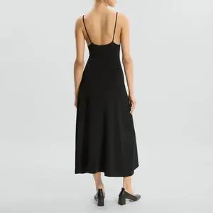 Theory Rayon Knit Square Neck Dress