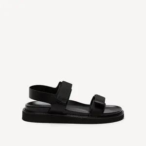 Theory Open Sandal In Leather