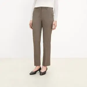 Theory Marcee Pant In Good Wool - Walnut Melange