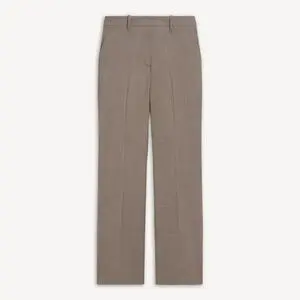 Theory Marcee Pant In Good Wool - Walnut Melange