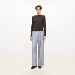 Theory Flowy Pant In Mod Silk Twill - Luna