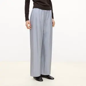 Theory Flowy Pant In Mod Silk Twill - Luna