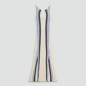 Theory Draped Tank Dress In Organic Cotton-blend