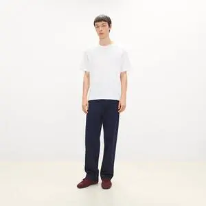 Theory Straight Chino Pant In Moonsoft Cotton - Baltic
