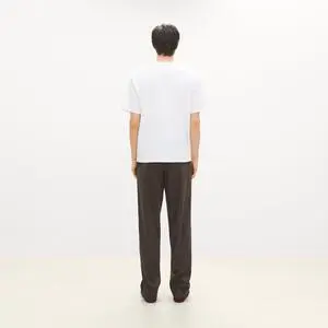 Theory Straight Chino Pant In Moonsoft Cotton - Classic Brown