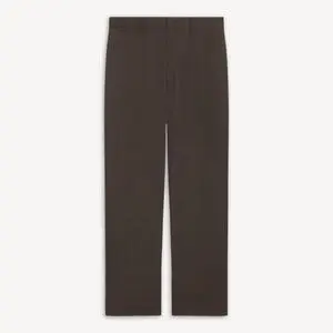 Theory Straight Chino Pant In Moonsoft Cotton - Classic Brown