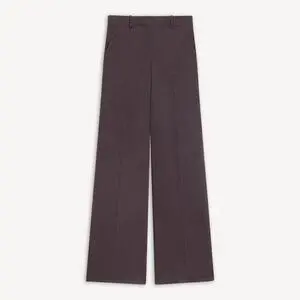 Theory Melange Crepe Fluid Flare Pant