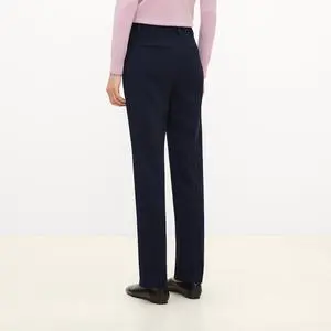 Theory Marcee Pant In Admiral Crepe - Midnight Navy