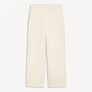 Theory Classic Straight Pull-on Pant In Admiral Crepe - Rice