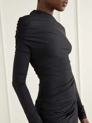 Victoria Beckham Draped Stretch-jersey Gown