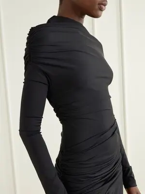Victoria Beckham Draped Stretch-jersey Gown