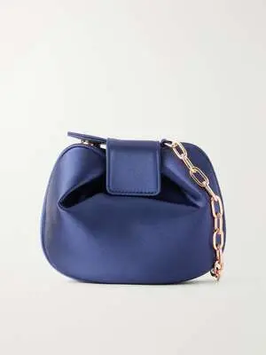 Gabriela Hearst Soft Demi Satin Clutch