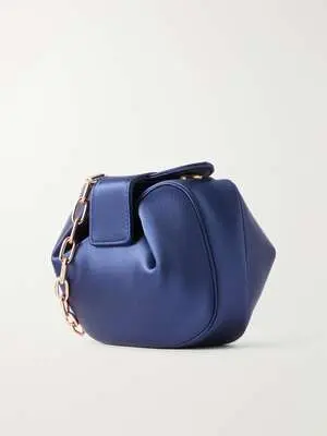 Gabriela Hearst Soft Demi Satin Clutch