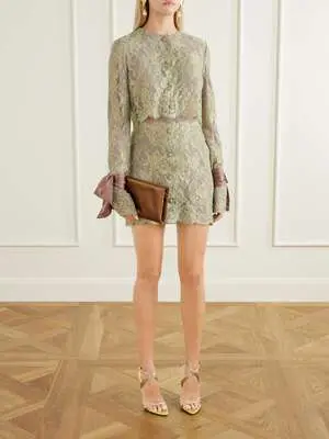 Saint Laurent Ivresse 110 Embellished Satin Sandals