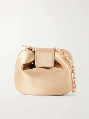 Gabriela Hearst Soft Demi Satin Clutch