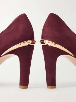 Gabriela Hearst Edwina 75 Suede Pumps