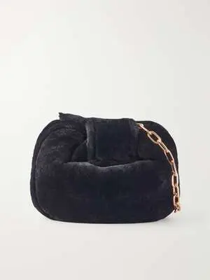 Gabriela Hearst Soft Demi Shearling Clutch