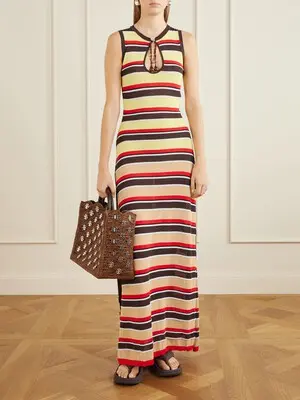Rabanne Embellished Raffia Tote Bag