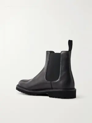 COMMON PROJECTS Leather Chelsea Boots - Black