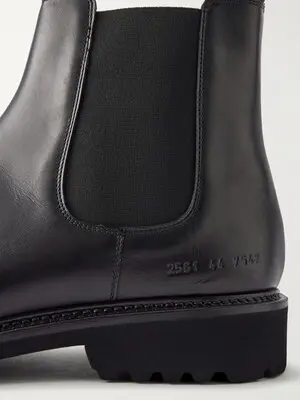 COMMON PROJECTS Leather Chelsea Boots - Black