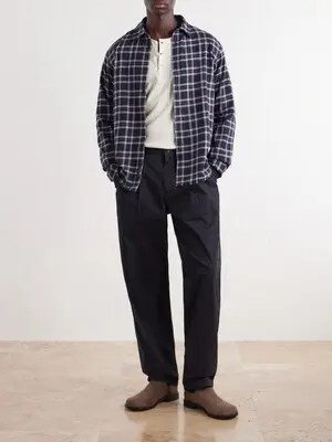 Rag & Bone Tomlin Checked Cotton-flannel Shirt - Blue